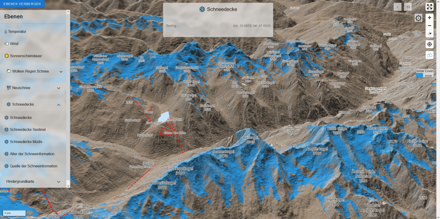 Mapas de nieve MetGIS